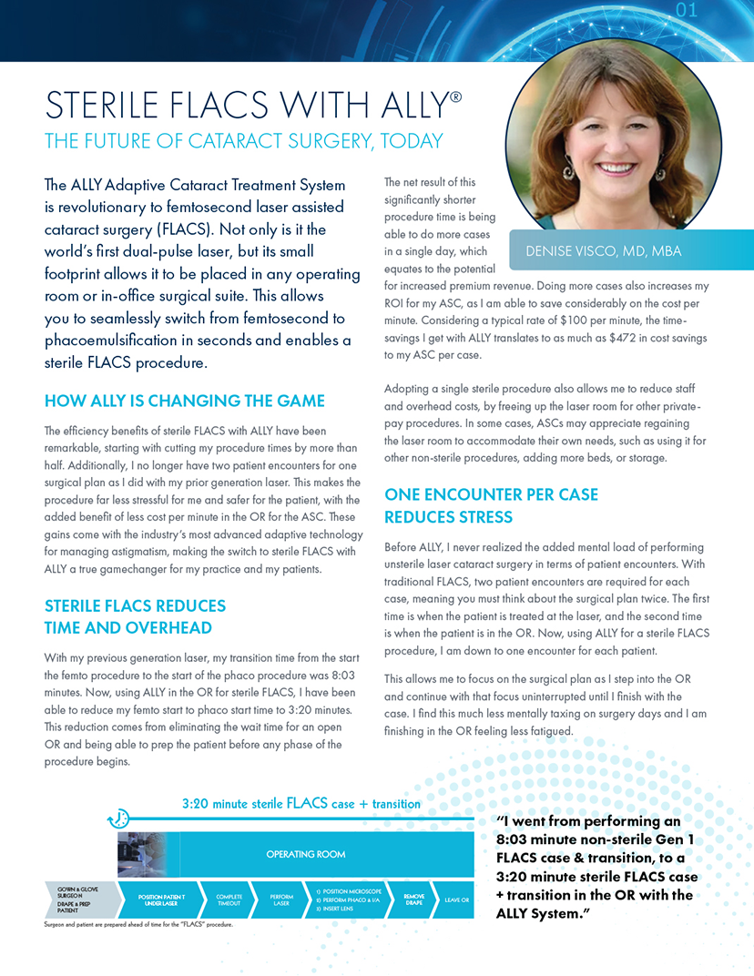 Sterile FLACS With ALLY | ALLY Lensar